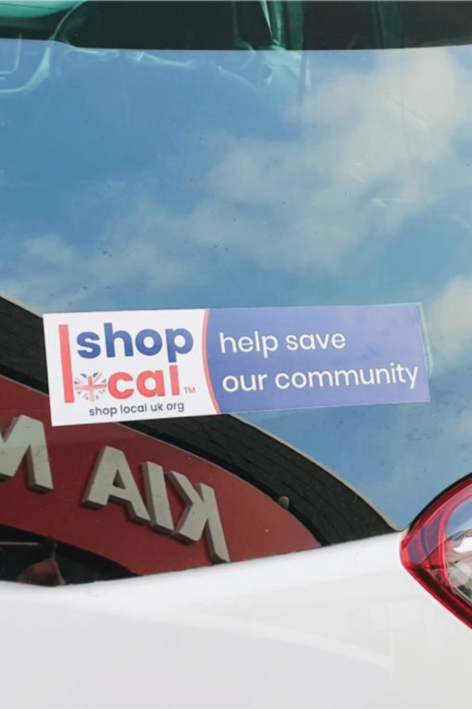 Bumper Stickers - Shop Local UK Org