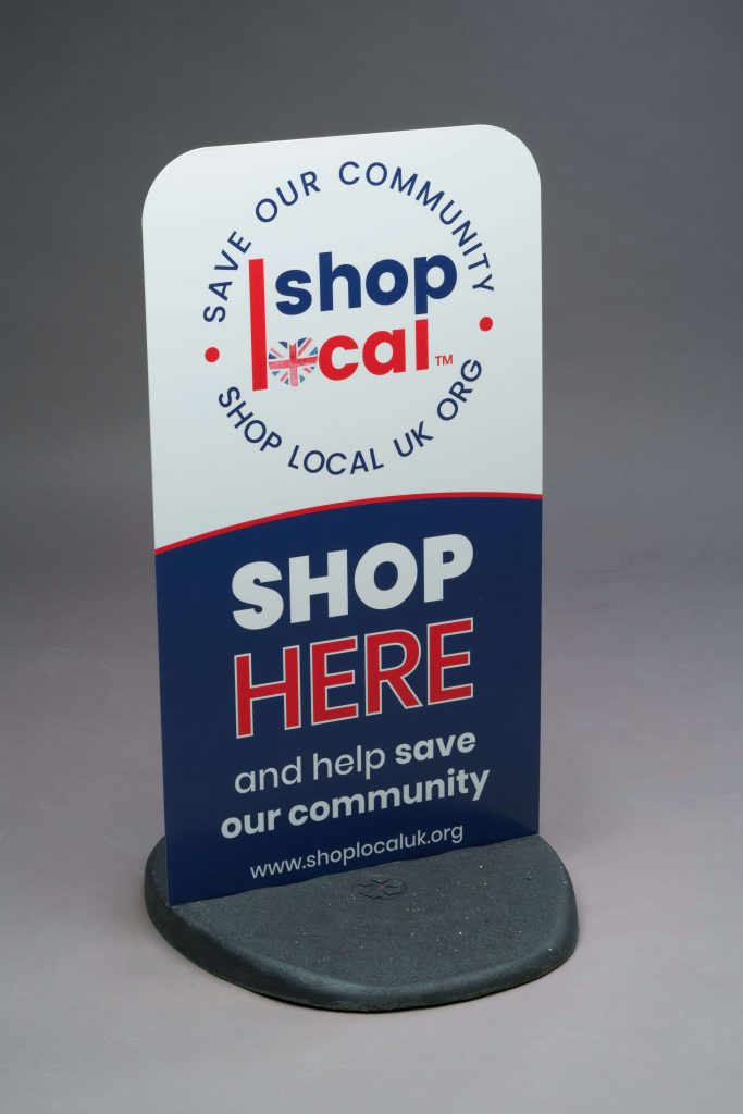 Pavement Signs - Shop Local UK Org